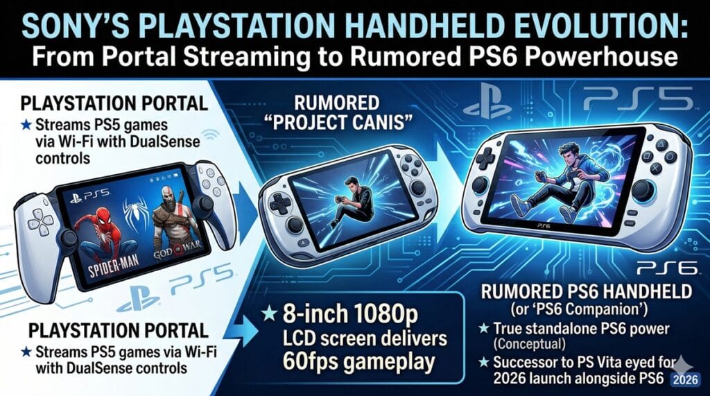 Sony's PlayStation Handheld Evolution: From Portal Streaming to Rumored ...